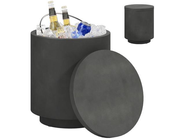 Click here for HOMCOM 2.6 Gal Outdoor Cooler Side Table  3-In-1 C... prices