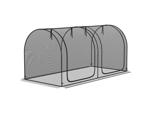 Click here for 8 x 4 Crop Cage  Plant Protection Tent with Two Zi... prices