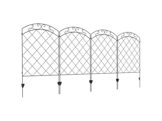 Click here for Garden Fence  4 Pack Steel Fence Panels  11.4 L x... prices