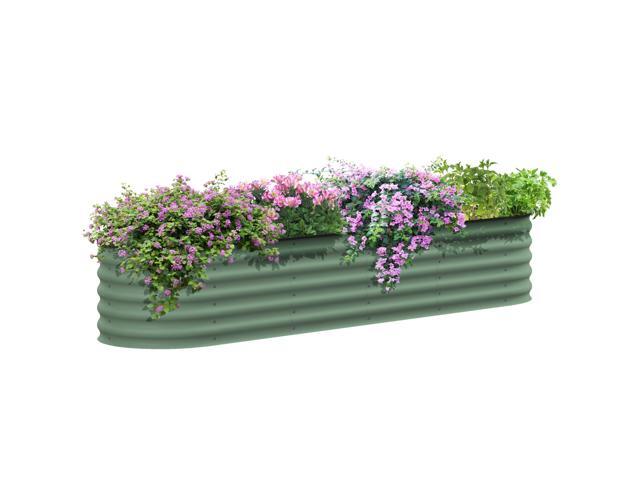 Click here for 7.9 x 2 x 1.4 Galvanized Raised Garden Bed Kit  Ou... prices