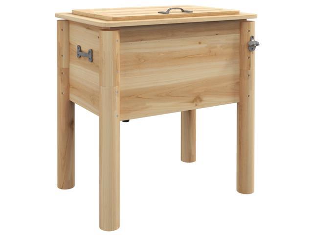 Click here for Wooden Patio Cooler  54Qt. Outdoor Beverage Cooler... prices