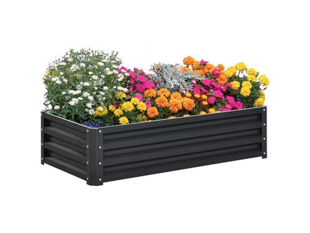 Click here for Raised Garden Bed  4 x 2 x 1 Galvanized Planter Bo... prices