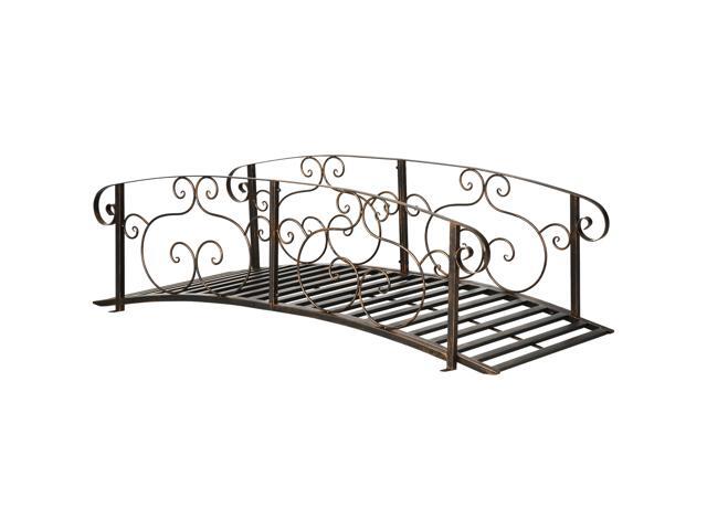 Click here for 6 Metal Arch Backyard Garden Bridge  Safety Sidera... prices