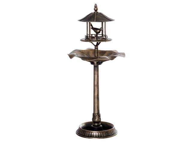 Click here for 3-in-1 Garden Bird Bath Bowl Pedastal with Bird Fe... prices