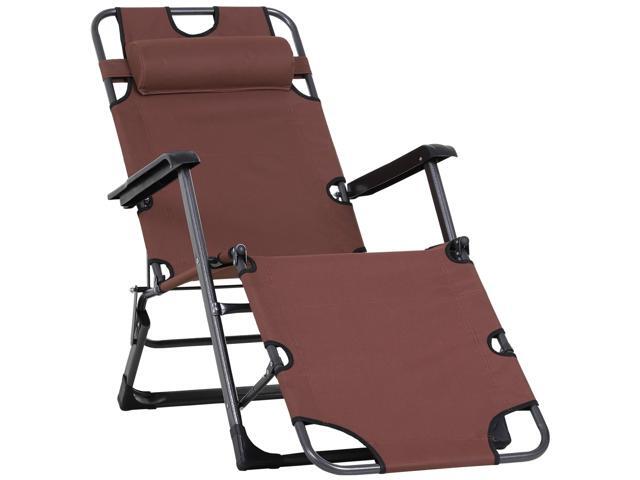 Click here for Folding Chaise Lounge Chair for Outside  2-in-1 Ta... prices