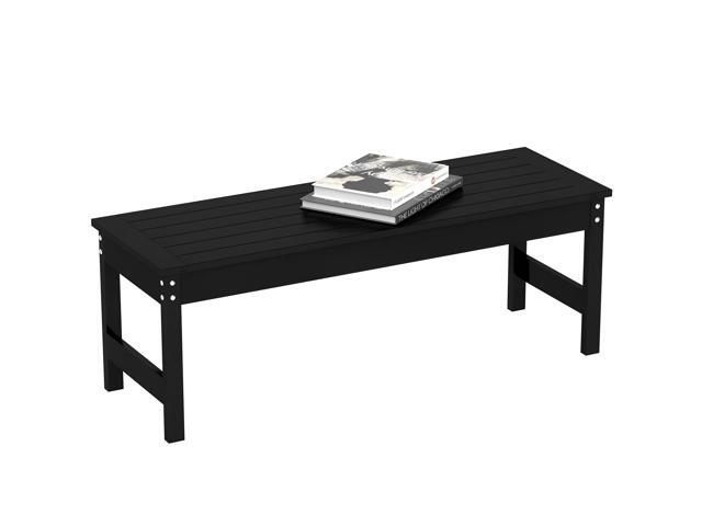 Click here for 47 2-Person Outdoor Bench  HDPE Garden Bench Seat... prices