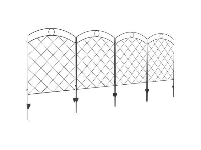 Click here for Garden Fence  4 Pack Steel Fence Panels  11.4 L x... prices