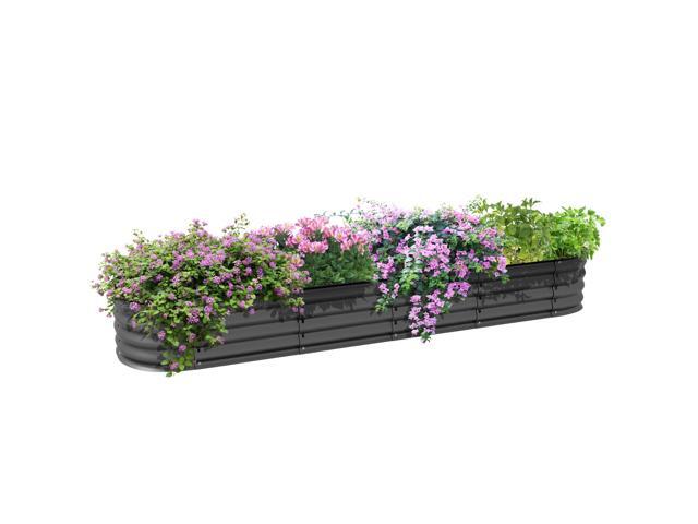 Click here for 7.9 x 2 x 1 Galvanized Raised Garden Bed Kit  Outd... prices