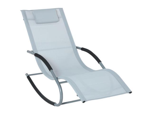 Click here for Zero Gravity Rocking Chair Outdoor Chaise Lounge C... prices