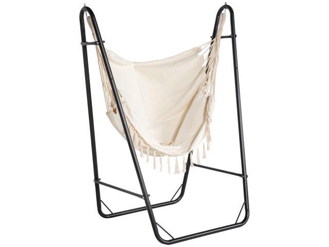 Click here for Patio Hammock Chair with U Shape Stand  Outdoor Ha... prices