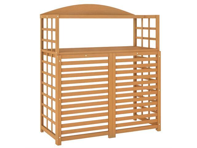 Click here for Wood Air Conditioner Fence  Outdoor Privacy Screen... prices