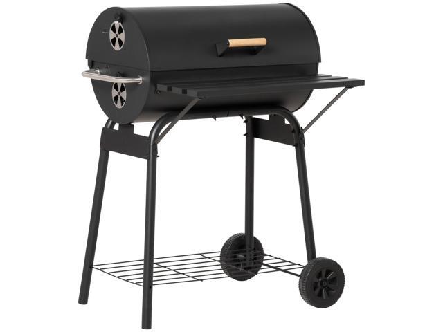 Click here for 30 Portable Barrel Charcoal BBQ Grill  Steel Outdo... prices