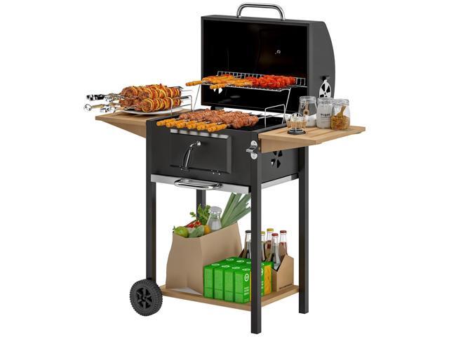 Click here for Charcoal BBQ Grill with 245 sq. in. Cooking Area... prices