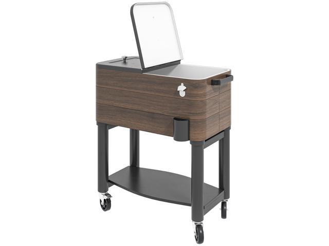 Click here for Outdoor Cooler Cart  Rolling Beverage Ice Chest  R... prices