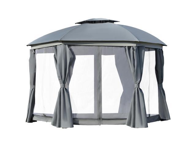Click here for 12 x 12 Round Outdoor Gazebo  Patio Dome Gazebo Ca... prices