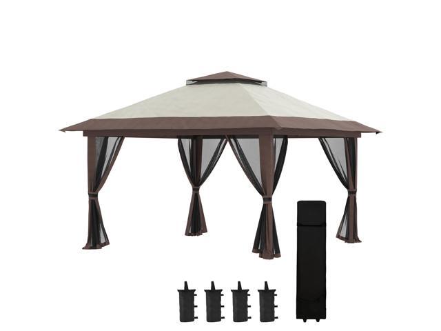 Click here for 13 x 13 Pop Up Gazebo with Netting  Instant Canopy... prices