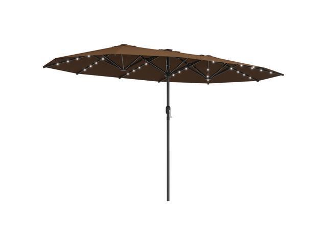 Click here for Double-Sided Sun Umbrella  Outdoor Garden Parasol... prices