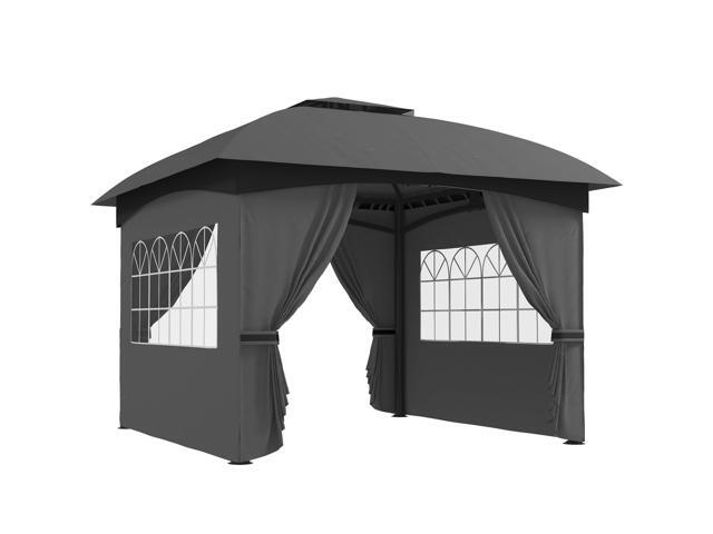 Click here for 11 x 11 Outdoor Patio Gazebo with Curtains  Church... prices