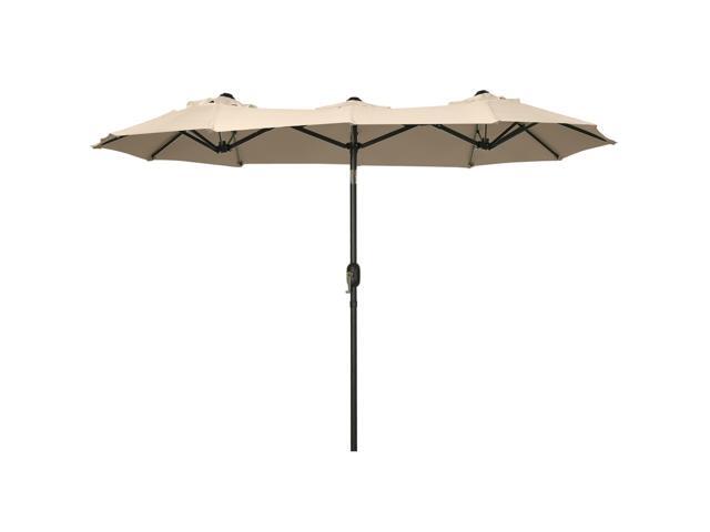 Click here for Double-sided Patio Umbrella 9.5 Large Outdoor Mark... prices