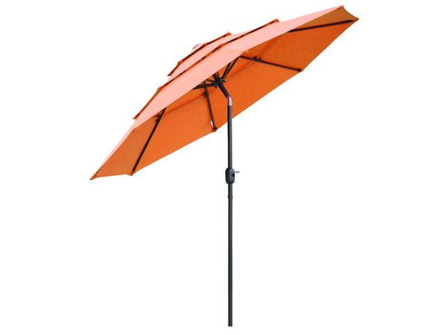 Click here for 9FT 3 Tiers Patio Umbrella Outdoor Market Umbrella... prices