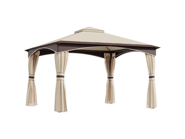 Click here for 10 x 12 Outdoor Gazebo with Netting and Curtains... prices