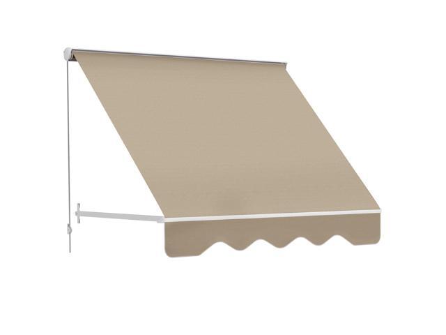 Click here for 6 Drop Arm Manual Retractable Window Awning Sun Sh... prices