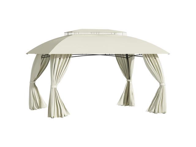 Click here for 10 x 13 Patio Gazebo Canopy  Double Vented Roof  S... prices