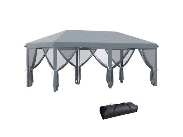 Click here for 10 x 20 Pop Up Canopy Tent with Netting  Heavy Dut... prices