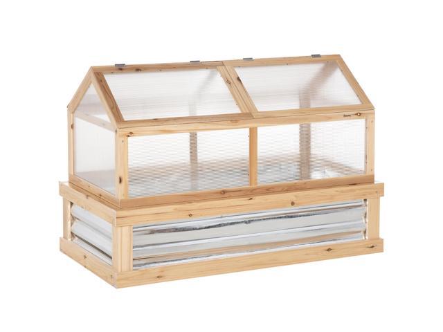 Click here for Raised Garden Bed with Polycarbonate Greenhouse  W... prices