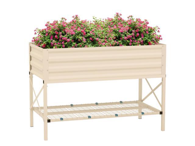 Click here for Raised Garden Bed with Galvanized Steel Frame  Sto... prices
