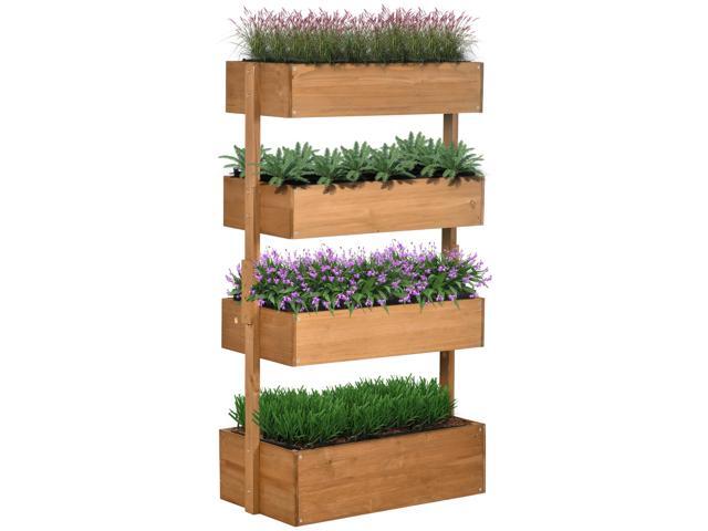 Click here for Vertical Garden Planter  Wooden 4 Tier Planter Box... prices