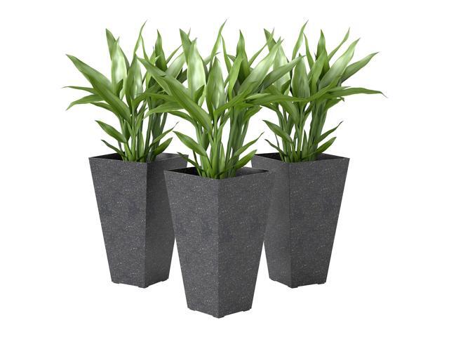 Click here for 28 Tall Planters  Set of 3 Plastic Flower Pots wit... prices