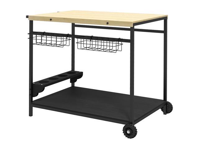 Click here for Outdoor Bar Cart  Patio Rolling Serving Cart with... prices