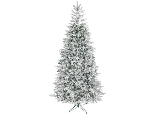 Click here for 9 ft Artificial Frosted Christmas Tree with Realis... prices