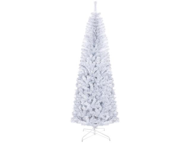 Click here for 7ft Pencil Christmas Tree  Unlit Artificial Christ... prices