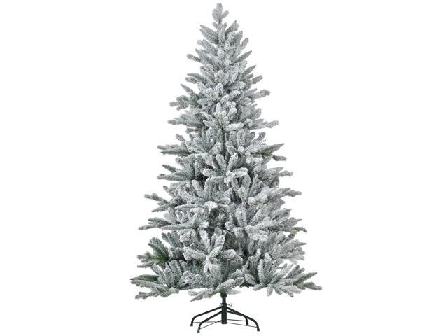 Click here for 6ft Snow Flocked Artificial Christmas Tree with 99... prices