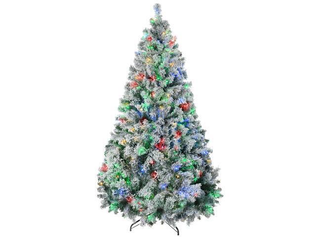 Click here for 7.5ft Tall Prelit Artificial Christmas Tree Holida... prices