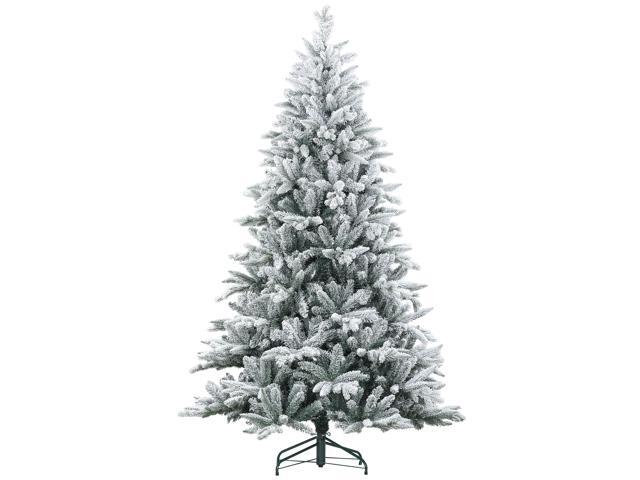Click here for 7ft Snow Flocked Artificial Christmas Tree with 14... prices
