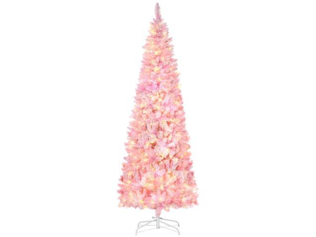 Click here for 7.5ft Prelit Snow Flocked Artificial Christmas Tre... prices