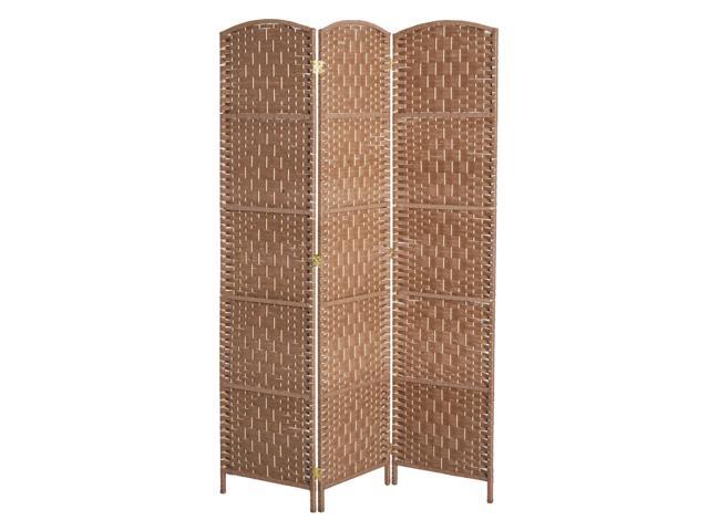 Click here for 6 Tall Wicker Weave 3 Panel Room Divider Privacy S... prices