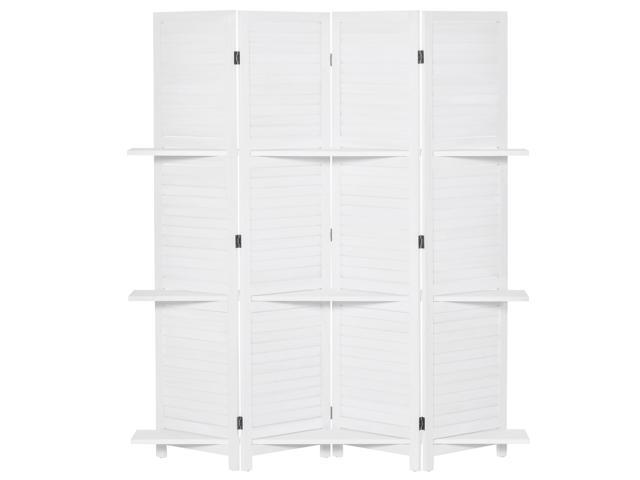 Click here for 4 Panel 67 Tall Wood Privacy Screen Room Divider w... prices