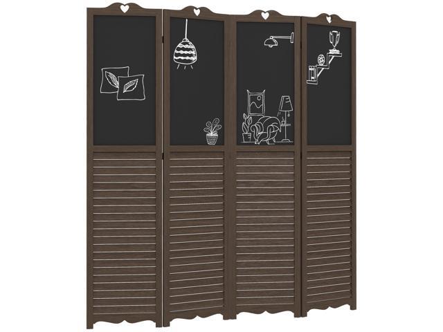 Click here for 4-Panel Folding Room Divider with Blackboard  5.5... prices