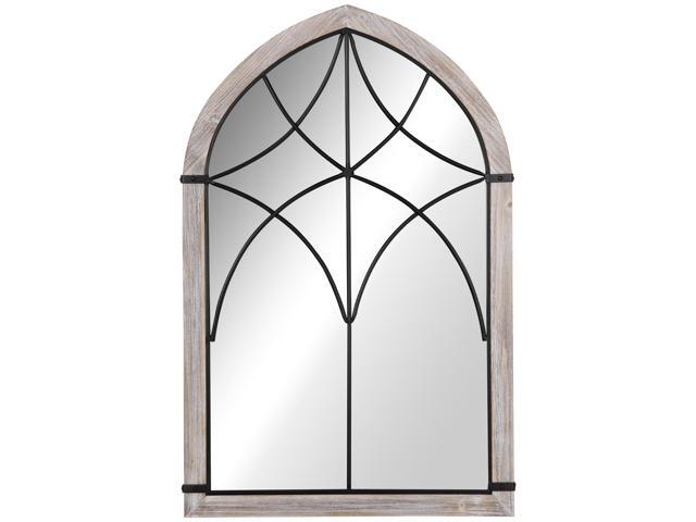 Click here for 36.5 x 23.5 Large Farmhouse Wall Mirror  Arch Wind... prices