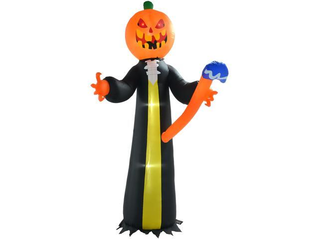 Click here for 10ft Inflatable Halloween Pumpkin Head Ghost with... prices