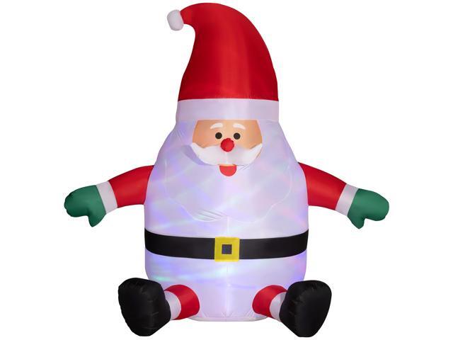 Click here for 6 Inflatable Christmas Santa Claus with Rotating M... prices
