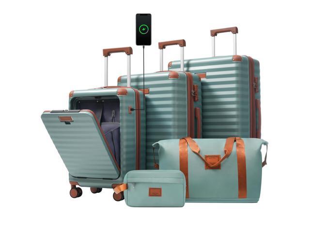 Click here for Luggage Sets 5 Piece with Front Opening  Hardside... prices
