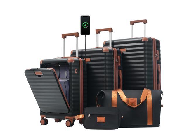 Click here for Luggage Sets 5 Piece with Front Opening  Hardside... prices