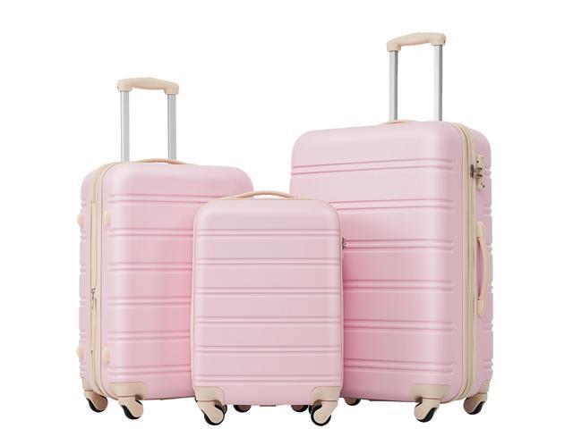 Click here for 3 Piece Luggage Set Hardside Spinner Suitcase with... prices
