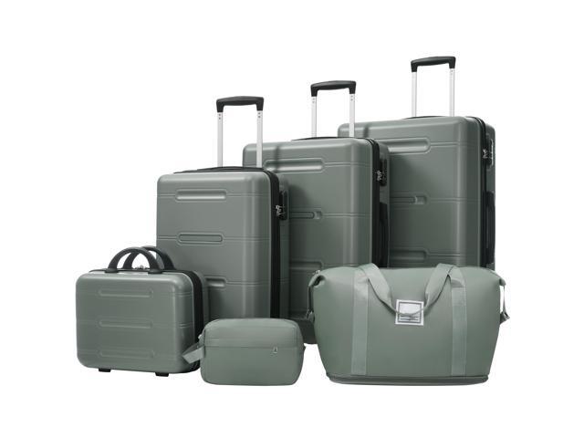Click here for 6 Piece Luggage Set Lightweight Hardshell Suitcase... prices