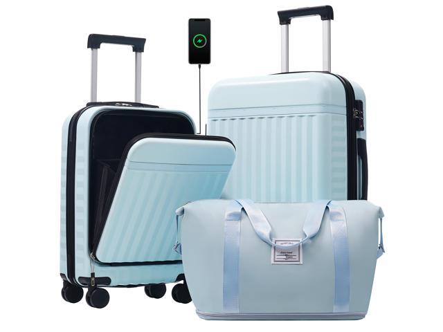 Click here for Front Opening Luggage Set 3 Piece  Hardside Carry... prices